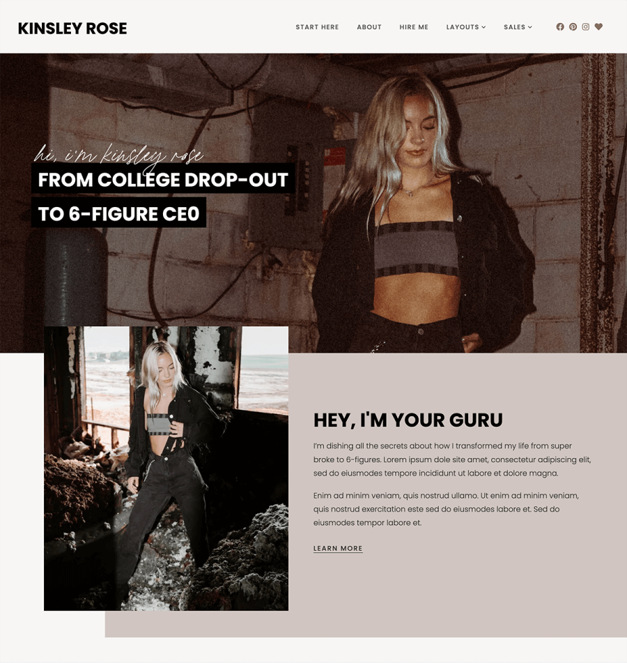 Kinsley Theme Install Bundles – Kinsely Rose