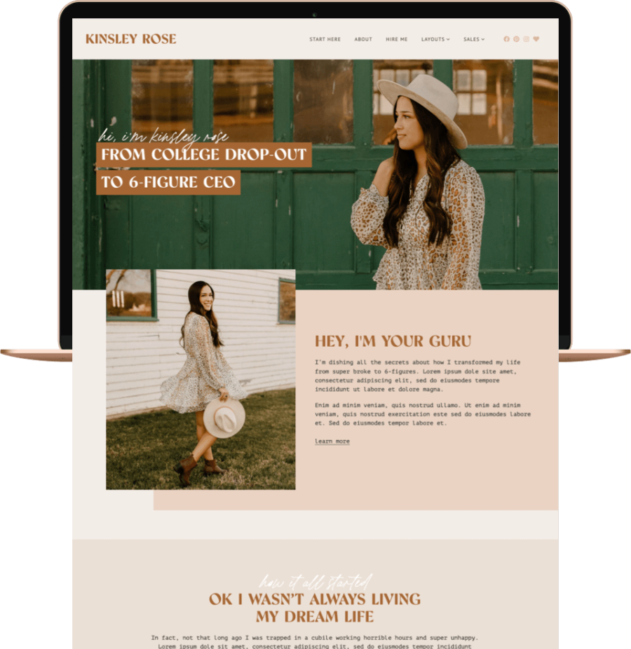 Kinsley Theme Install Bundles – Kinsely Rose